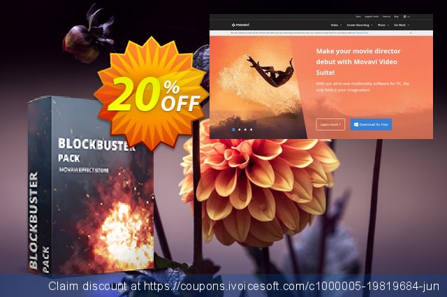 [20% OFF] Movavi effect Blockbuster Pack Coupon code, Jun 2020 - iVoicesoft