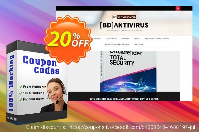 20 Off Bitdefender Total Security 2019 Multi Device 1 Years 5